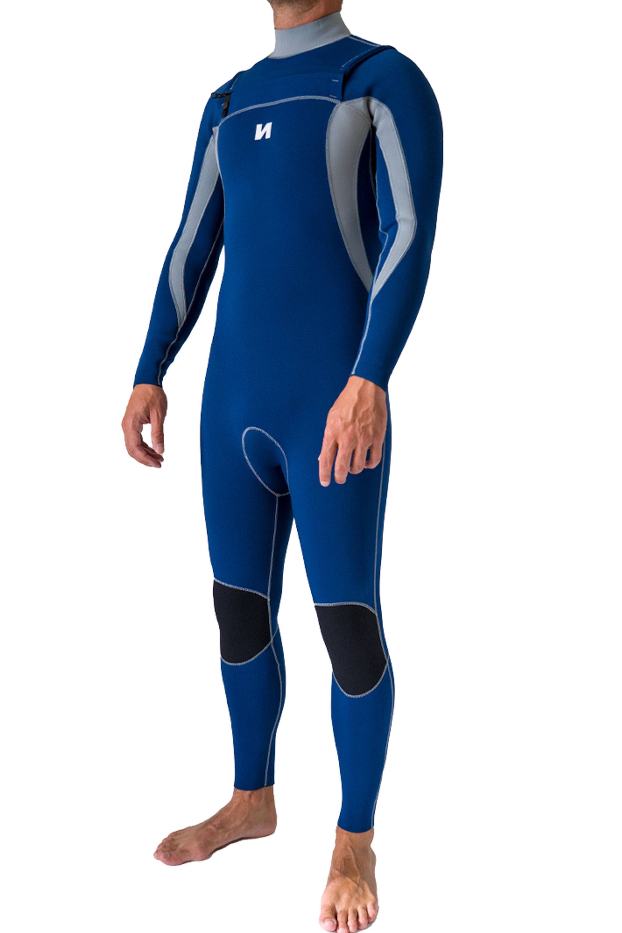 Sur Wetsuit 3.2mm Navy/Light Grey - Shane Borland | Shop at PUKAS SURF SHOP