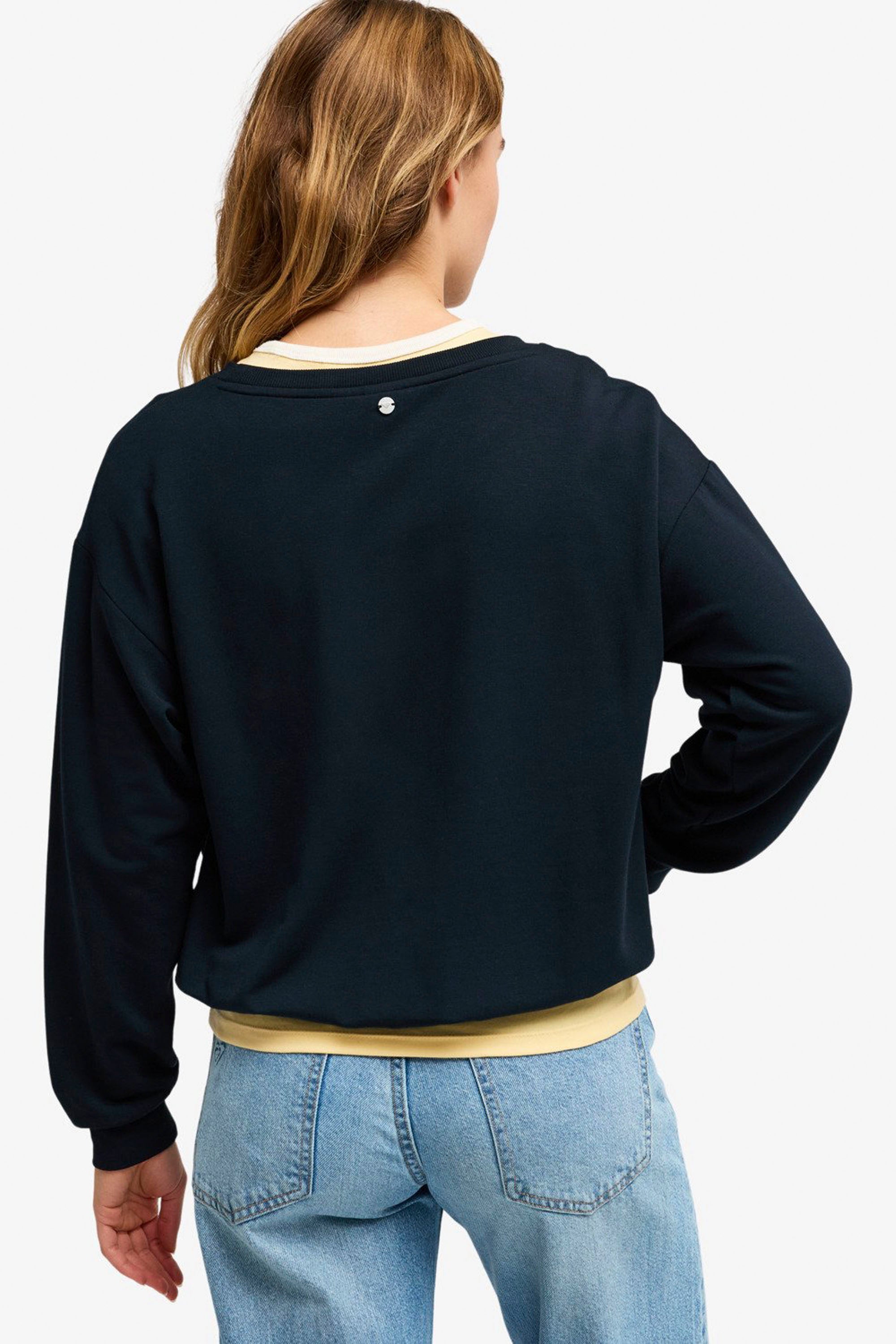 ROXY SURFING BY MOONLIGHT CREW ANTHRACITE | Shop at PUKAS SURF SHOP